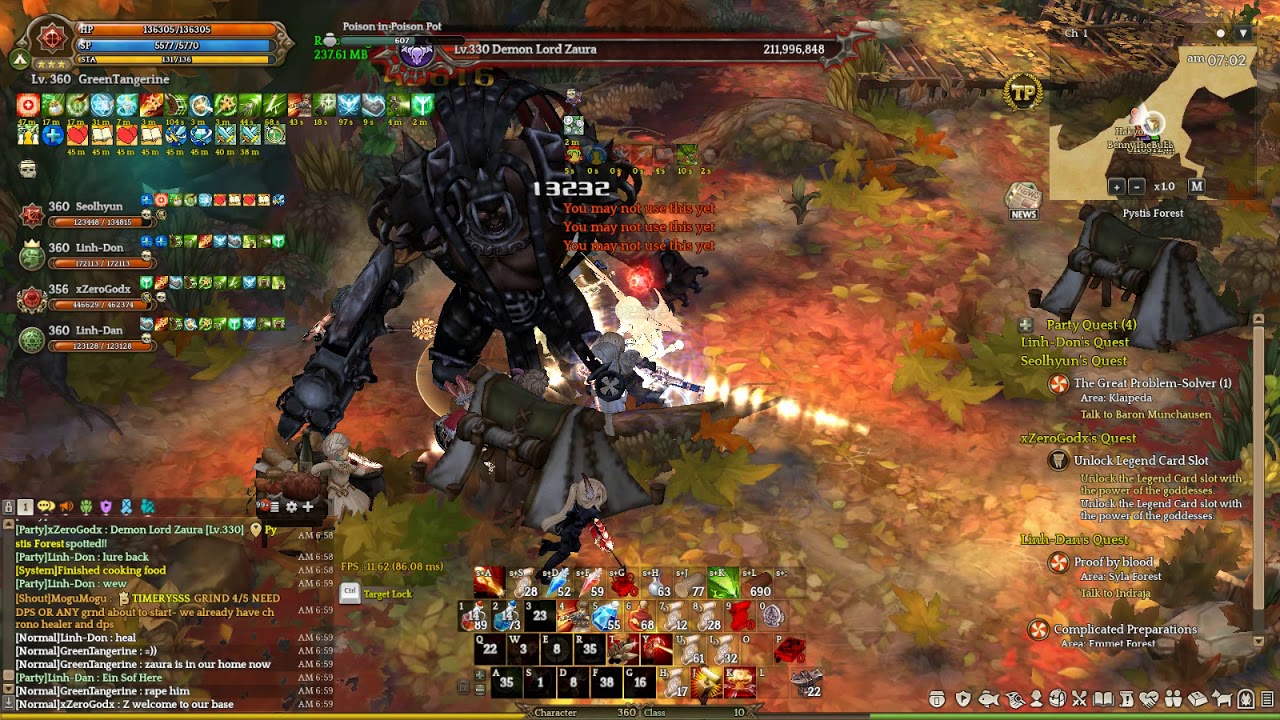 Tree Of Savior - Demon Lord Zaura - YouTube