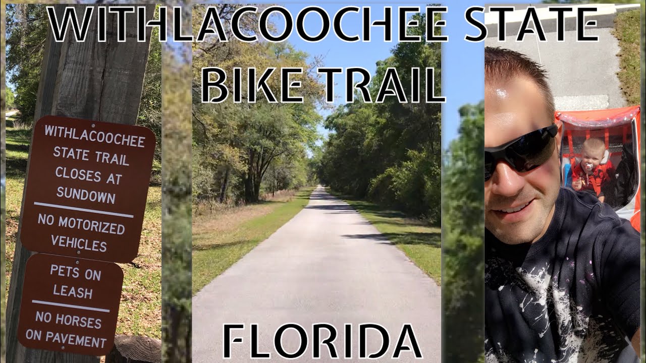The Withlacoochee State bike trail - YouTube