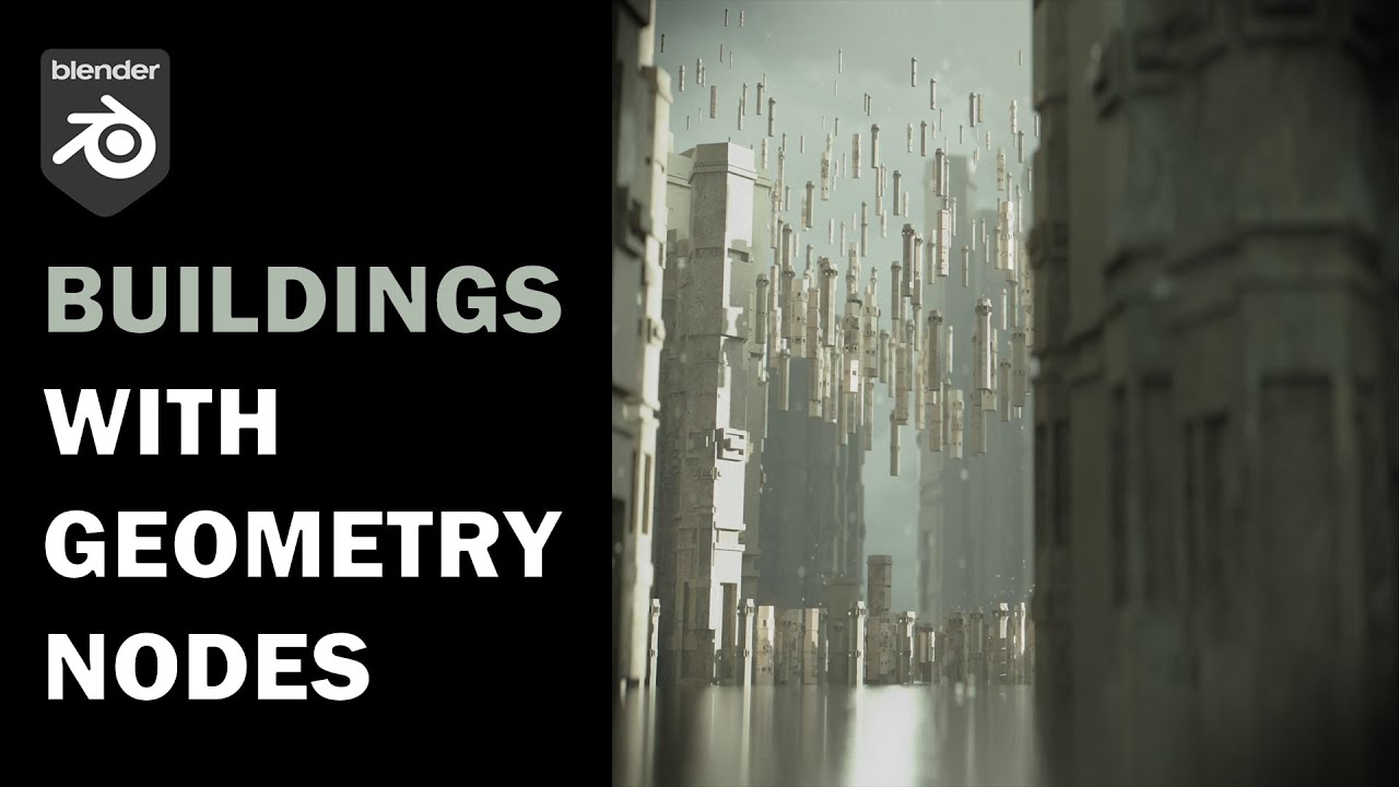 Fantasy City with Geometry Nodes in Blender - YouTube