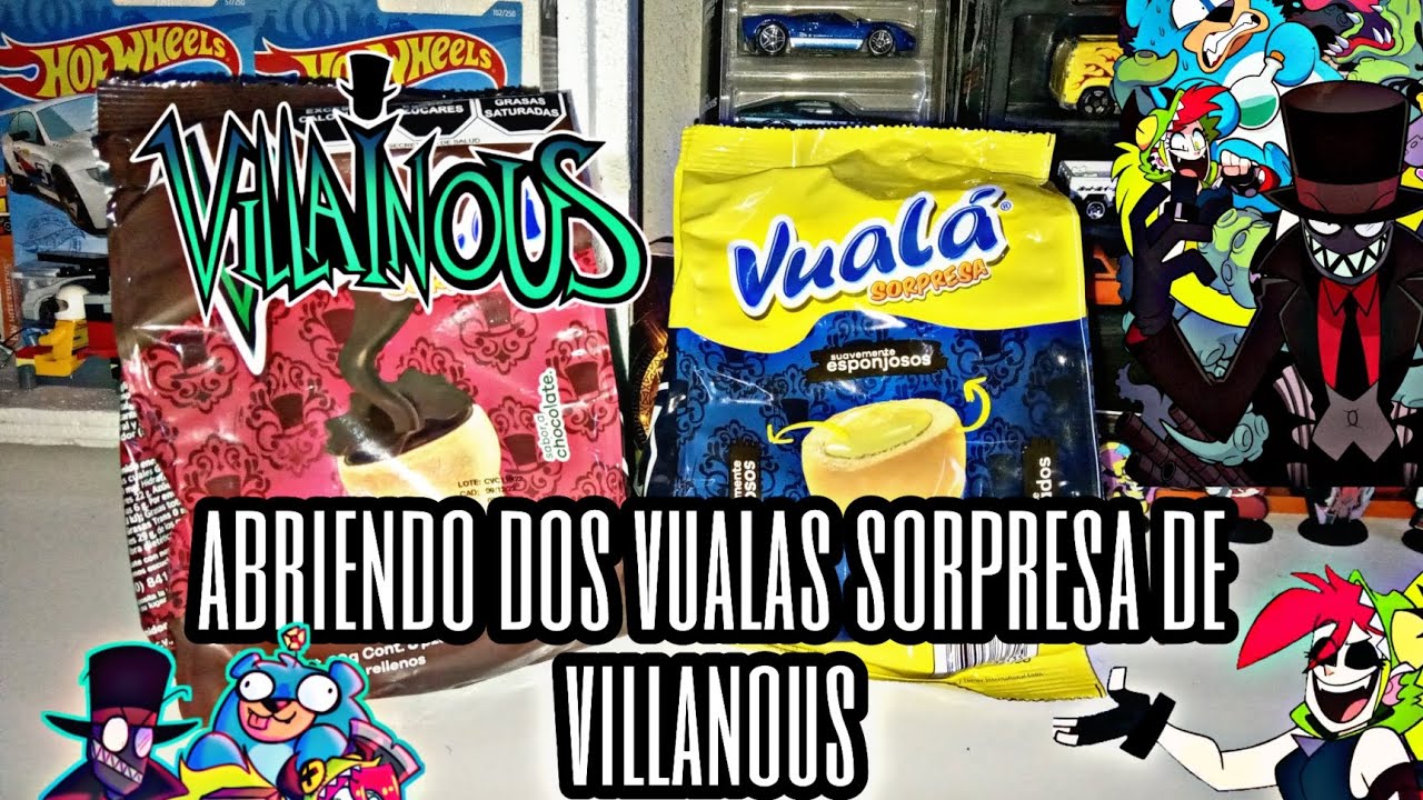Abriendo los nuevos vualas sorpresa de villanos sabor chocolate y ...