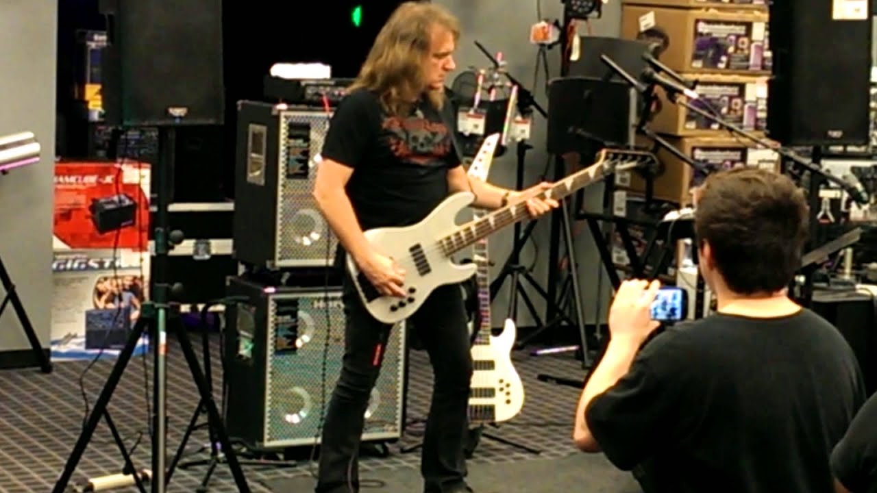 Megadeth's David Ellefson Bass Workshop Guitar Center - YouTube