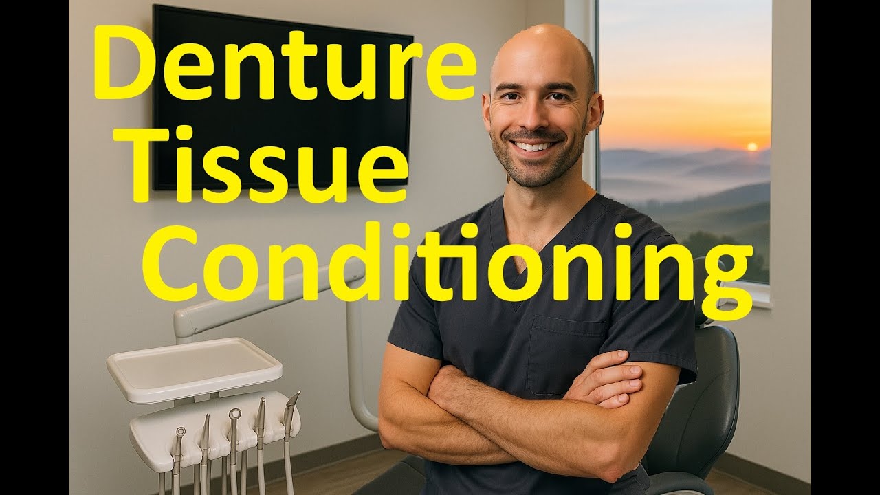 Tissue Conditioning of Upper/Lower Complete Interim Dentures - YouTube