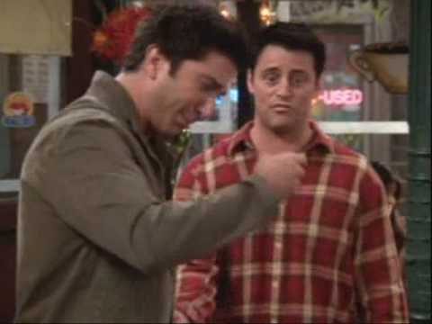 Joey Hits Ross - One favorite FRIENDS moment - YouTube