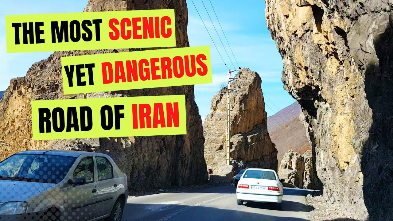 The Busiest Alborz Mountain Road Trip in Iran | Tehran Shomal freeway ...