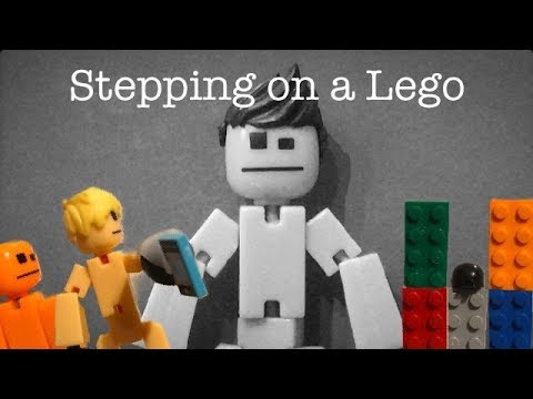 Stepping on a Lego | Stikbot Animation - YouTube