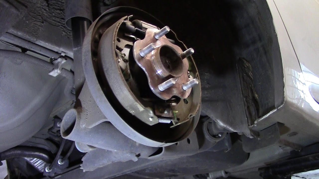 2017 nissan sentra rear brake replacement - YouTube