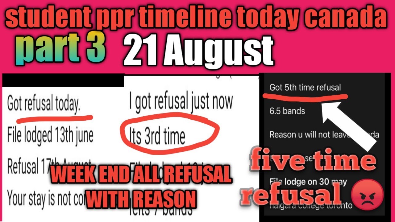21 august ppr timeline canada 🇨🇦|| ppr timeline trend || series today ...