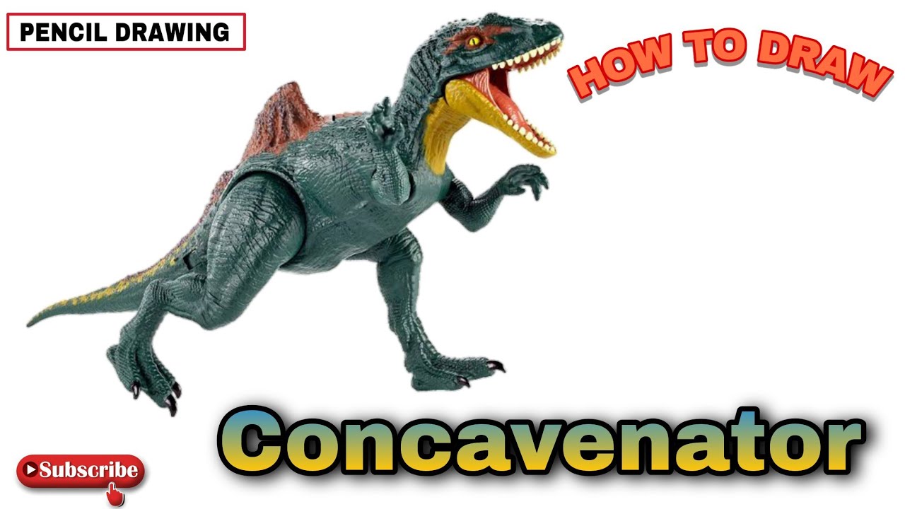 How to draw concavenator | Draw with shehzadi - YouTube