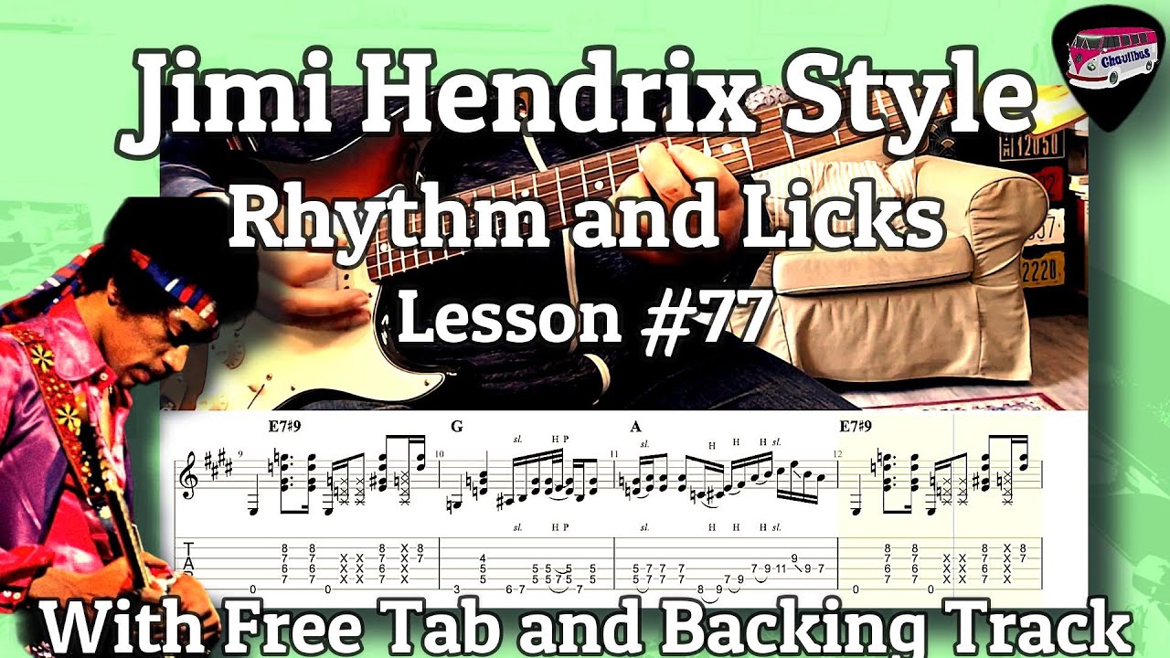 Lesson 77 Jimi Hendrix licks part1 - YouTube
