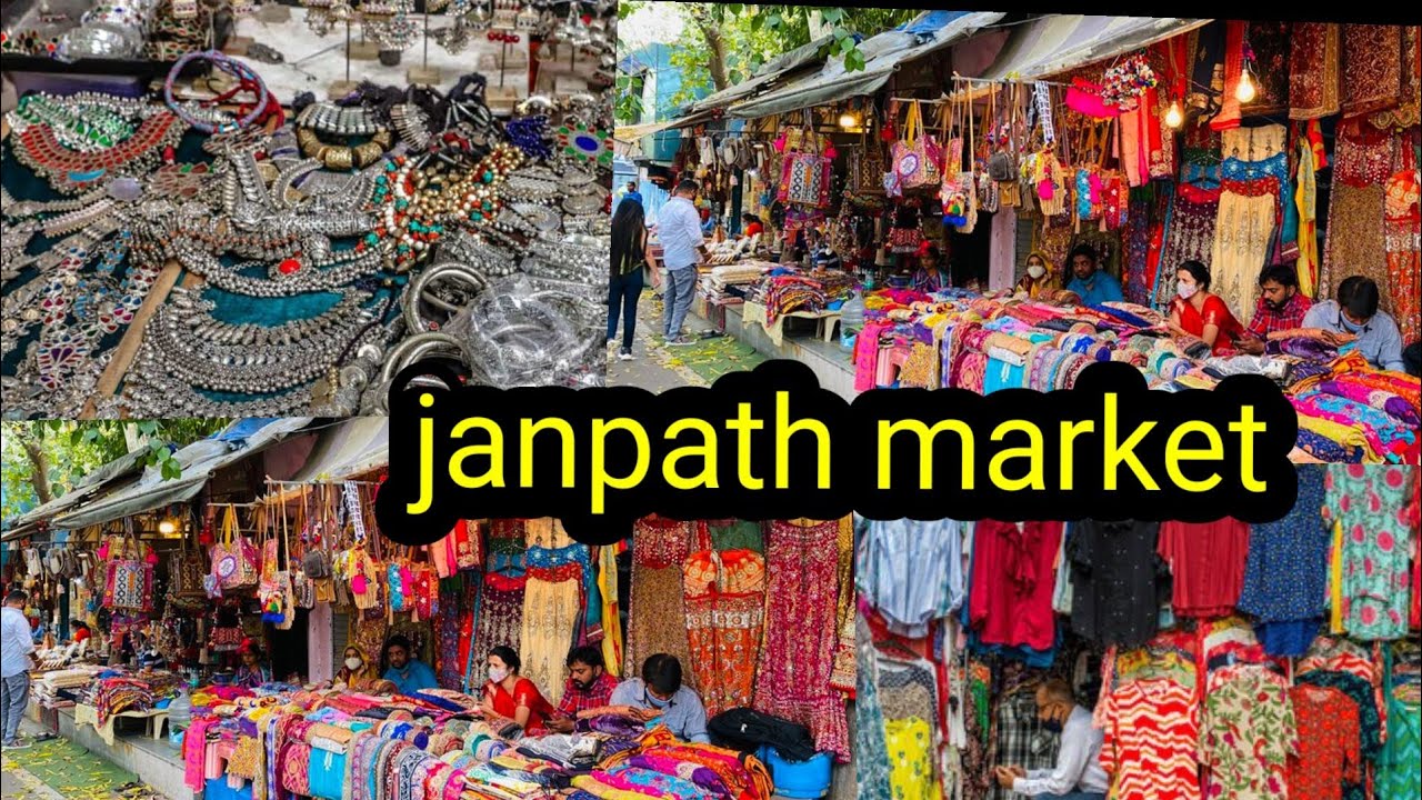 Janpath market Delhi for silver jewellery, Dresses, Bags || - YouTube