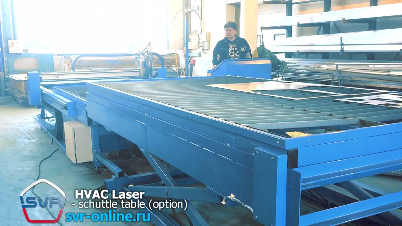 HVAC Laser (SVR) - shuttle table - YouTube