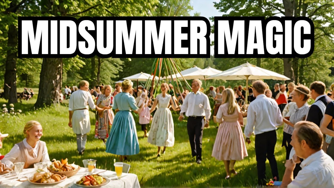 Embracing the Sun The Magic of Swedish Midsummer. - YouTube