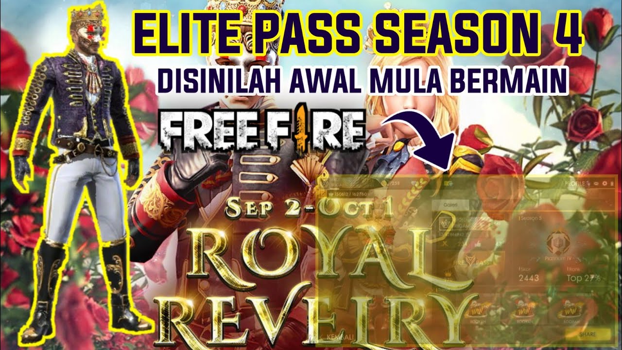 DISINILAH AWAL MULA BERMAIN FREE FIRE | ELITE PASS SEASON 4 - YouTube