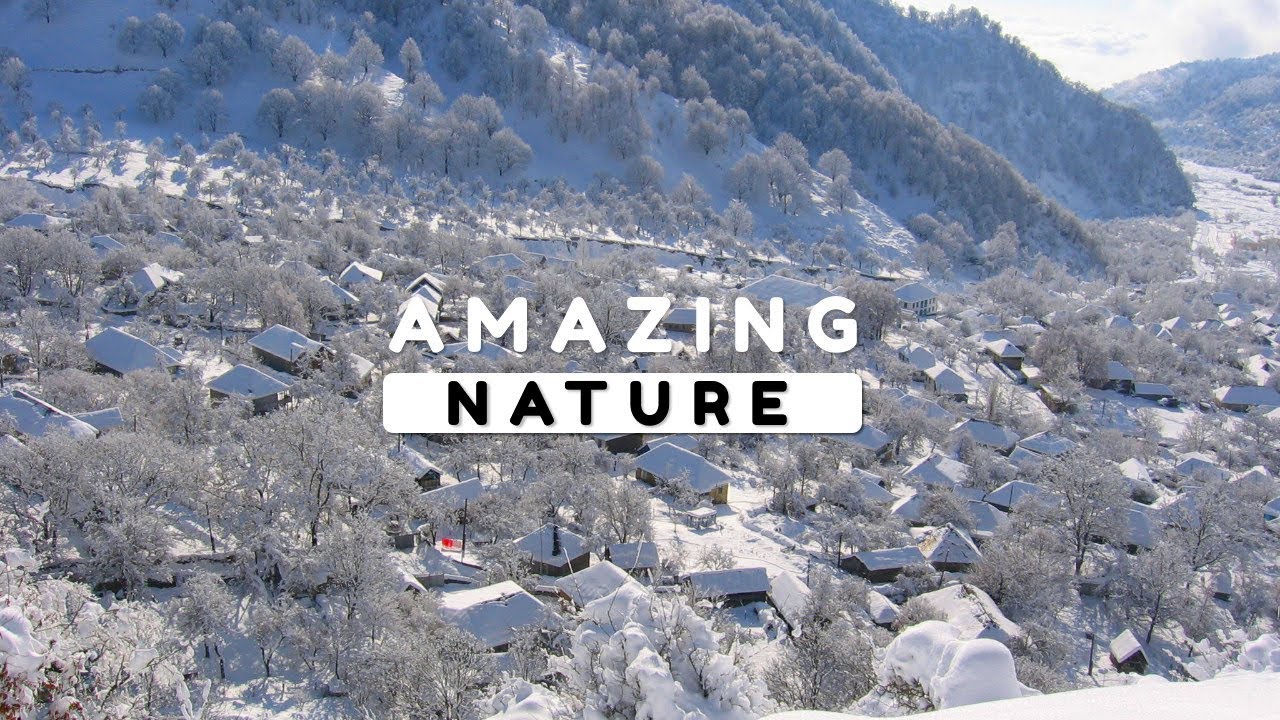 Beautiful Nature Video in Full HD - Winter Season - Gamarvan Village ...