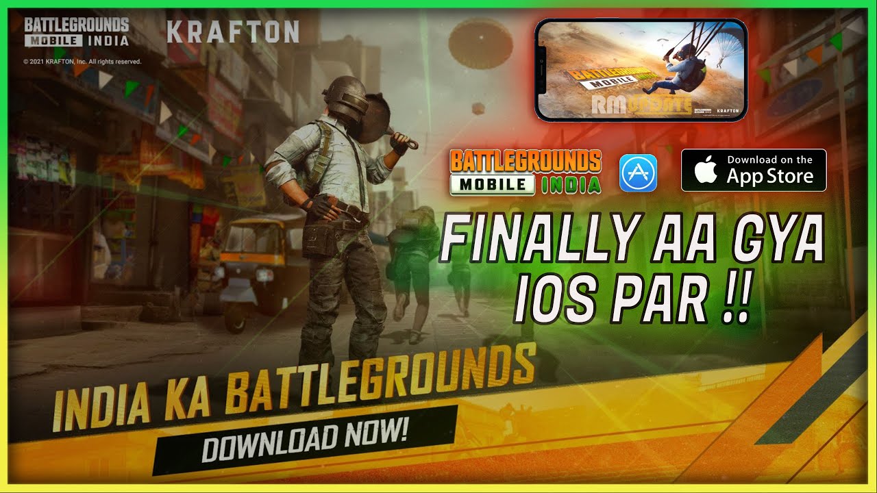 FINALLY BGMI IOS IS HERE | BATTLEGROUNDS MOBILE INDIA ON IOS/IPAD ...