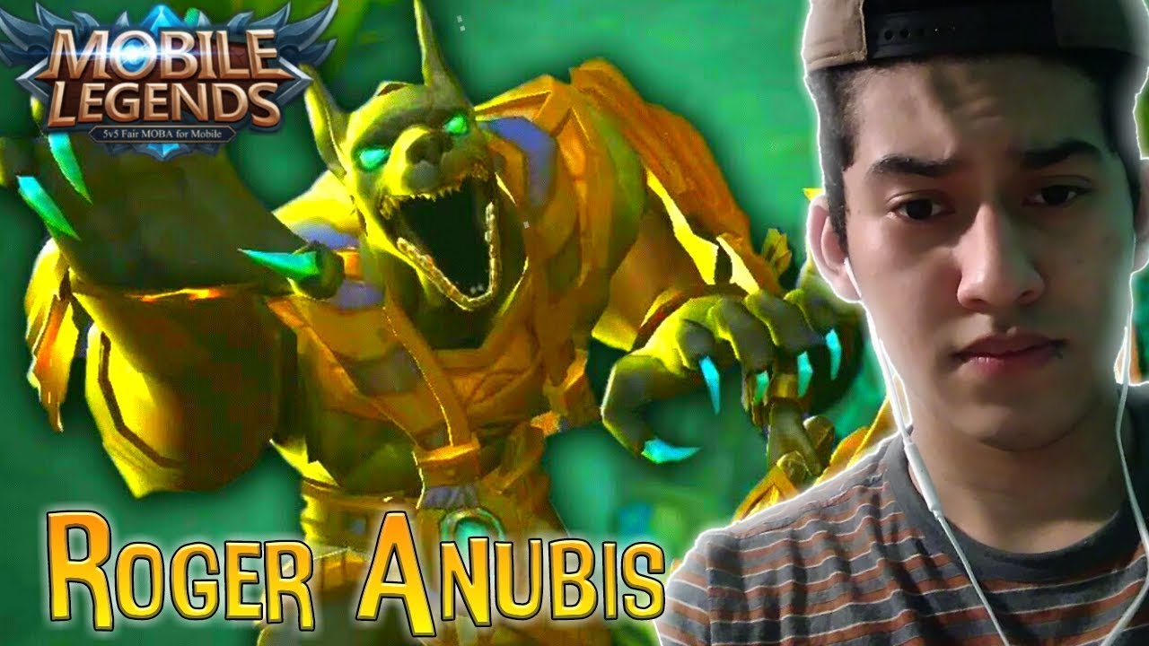 ROGER ANUBIS | gameplay Mobile Leyends | PROBANDO LA APARIENCIA Mobile ...