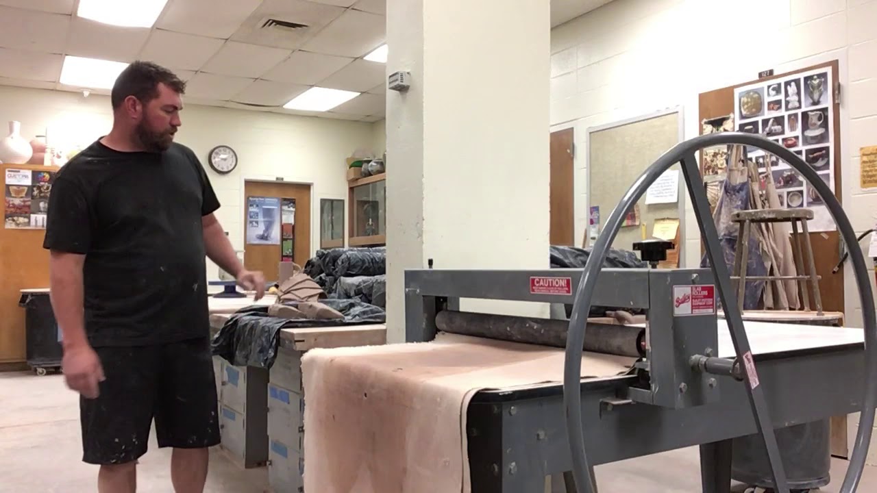 Part 1 of 2: How To Use A Slab Roller - YouTube