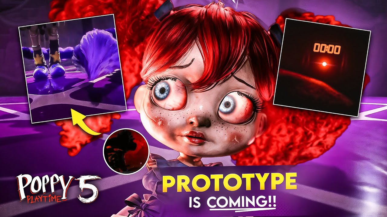 Why Is Poppy Running? Prototype’s Dark Truth | Poppy Playtime 5 Trailer ...