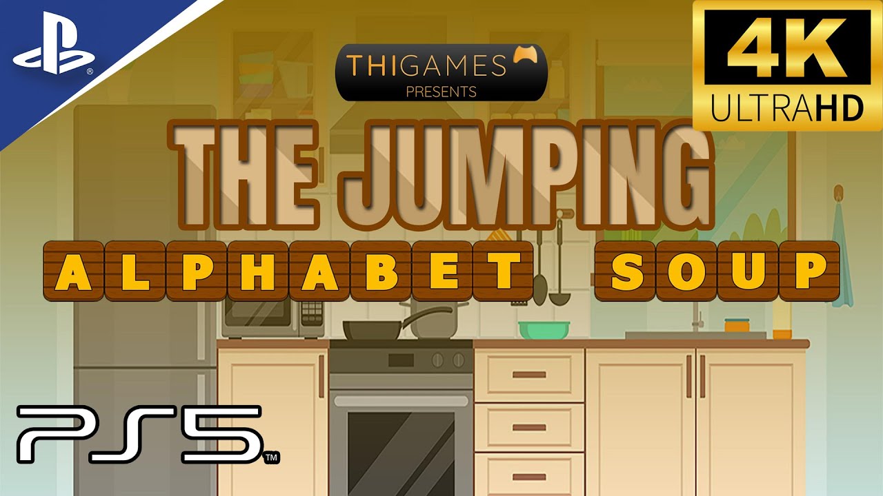 The Jumping Alphabet Soup PS5 Gameplay - YouTube
