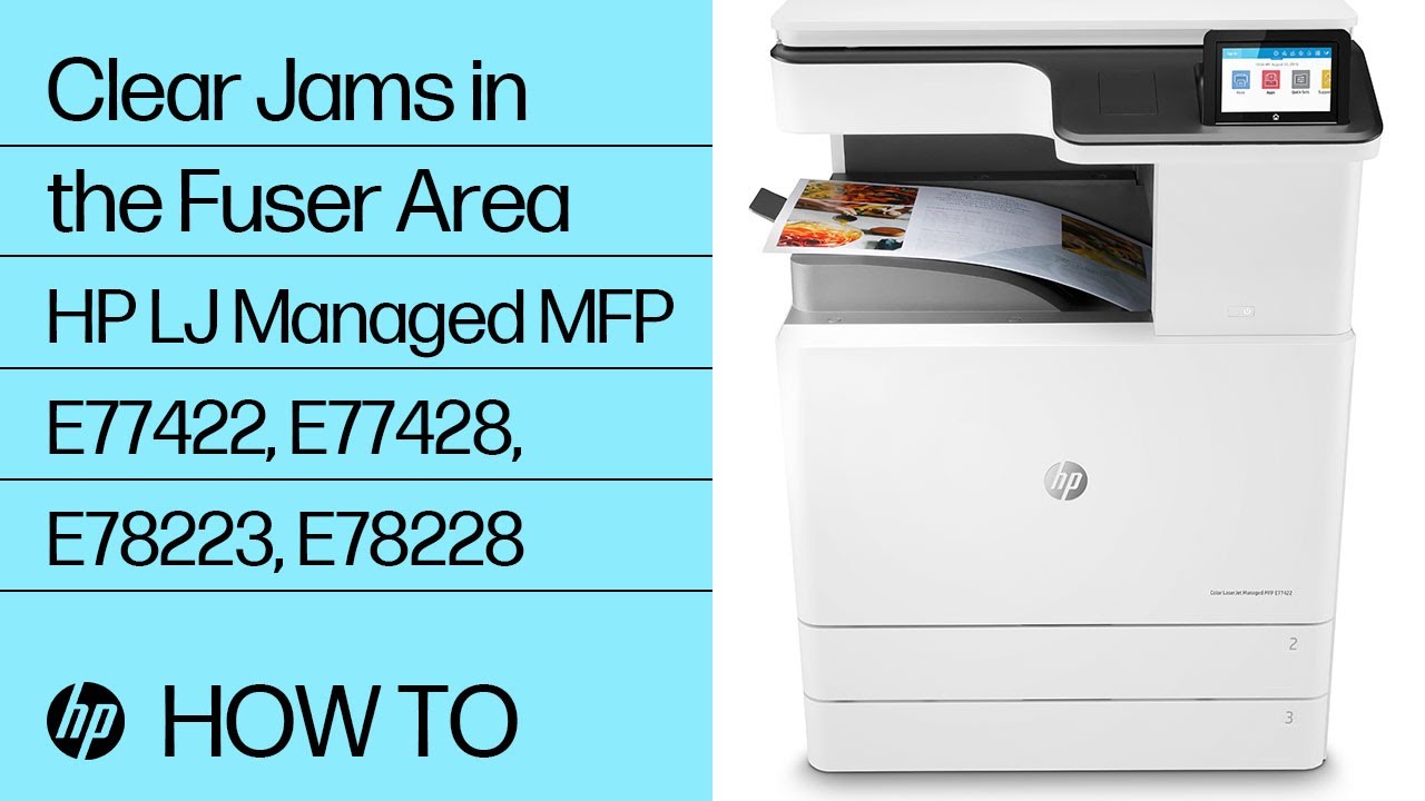 HP LaserJet Managed MFP E72425, E72430, E77422, E77428, E78223, E78228 ...