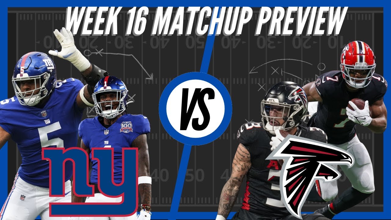 New York Giants vs Atlanta Falcons | Week 16 Preview - YouTube