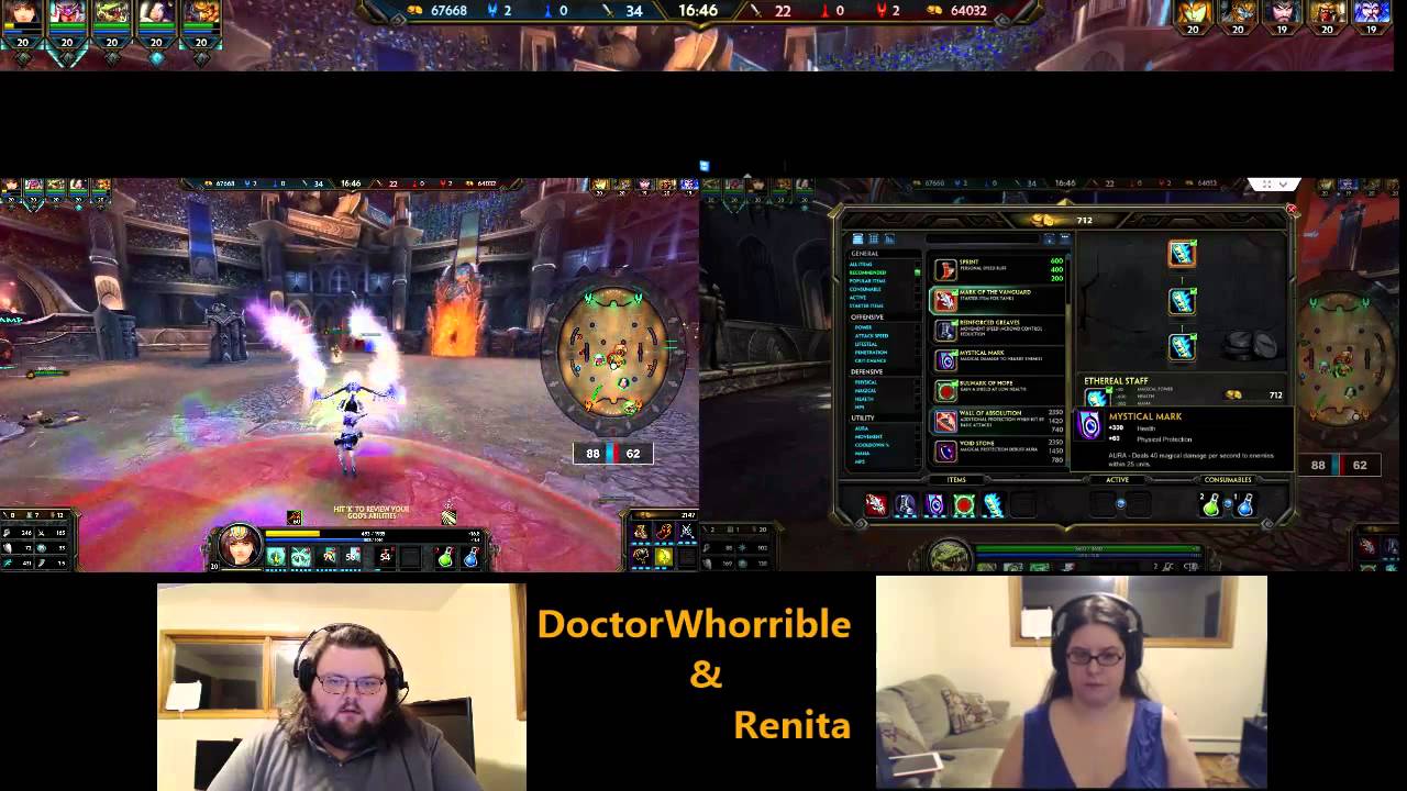 First Dual Screen Smite Match - 2 / 2 - YouTube