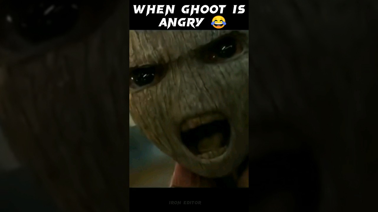 OTHER SUPERHERO ANGRY 😡 VS BABY GHOOT ANGRY 😂 #thor #ironman #marvel # ...