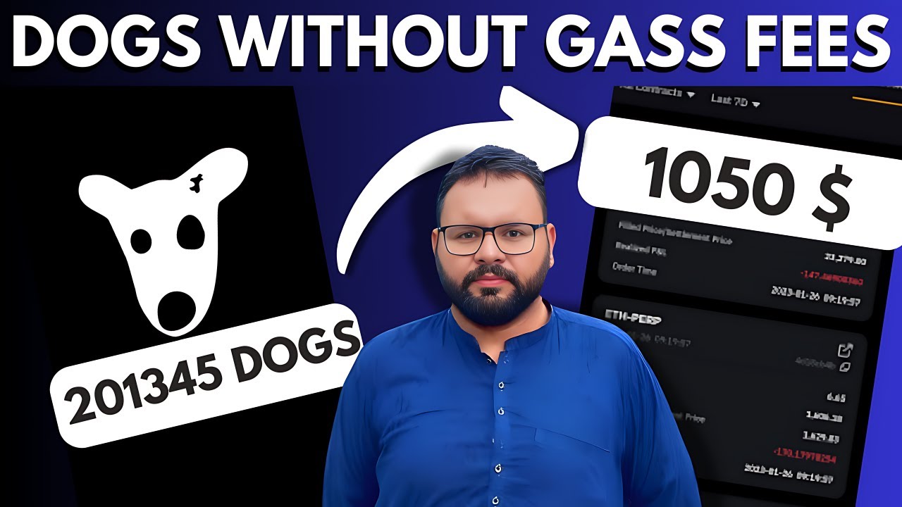 DOGS withdraw now without gas fee | How to withdraw DOGS token | - YouTube