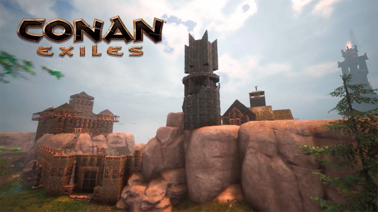 Conan Exiles - Church interior and Watchtower! (Gonna Build a Village ...