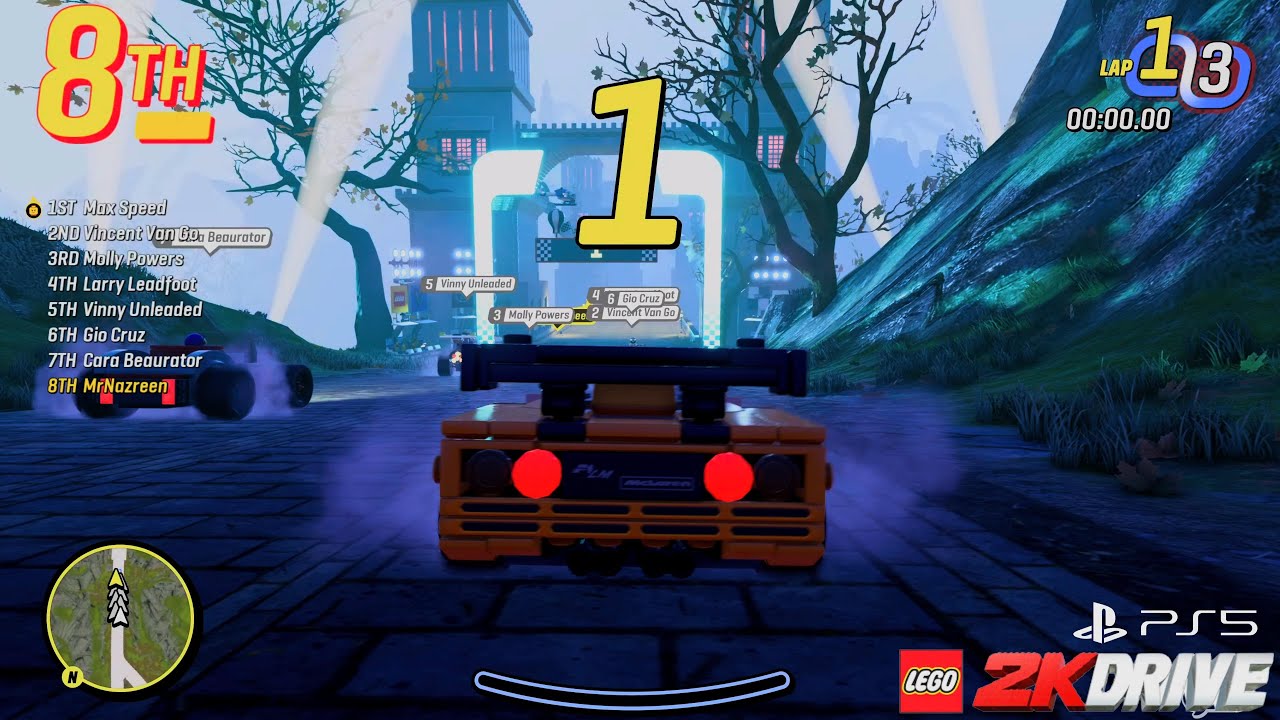 Lego 2K Drive - Rival Race Max Speed Chasm Crossing Hauntsborought ...