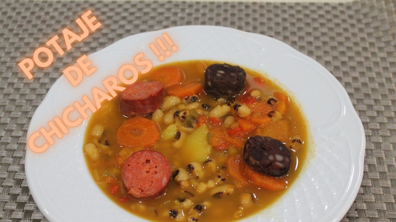 POTAJE DE CHICHAROS!!! receta casera - YouTube