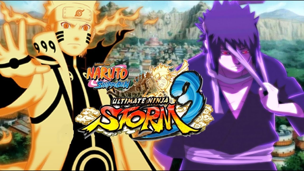 Naruto (Bijuu Bomb) vs Sasuke (EMS) - Storm 3 Fight Request - YouTube