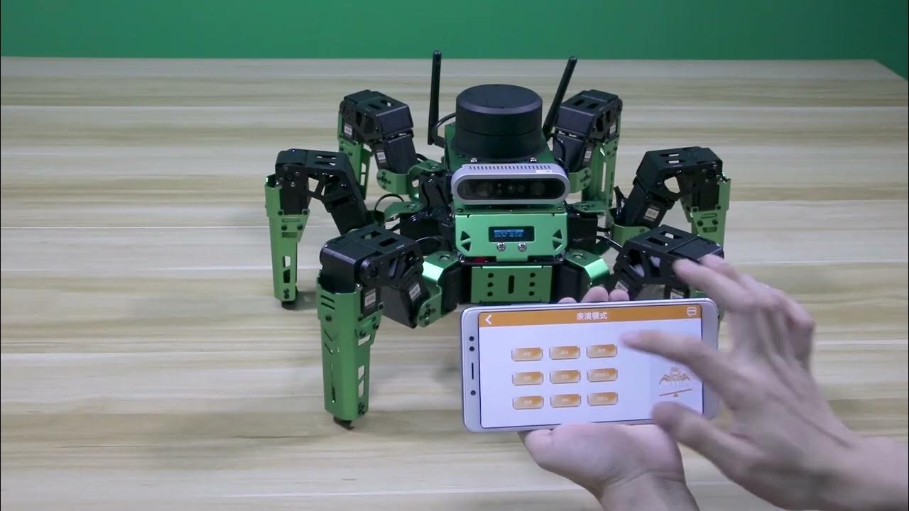 JetHexa--APP Control for Advanced Kit 2 - YouTube