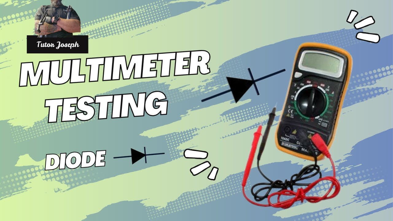 Using a DMM to measure/test Diode - YouTube