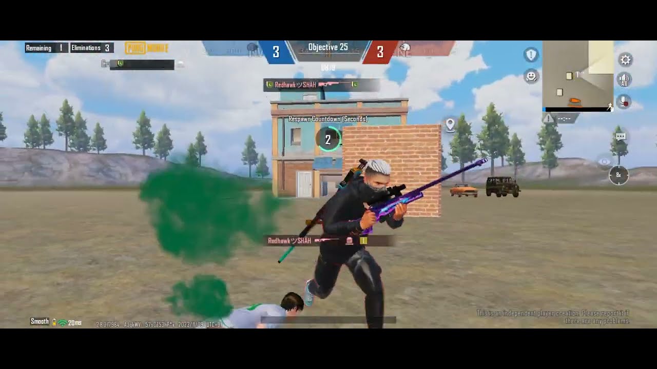 Pub.G Mobile | Best moment | M24 player | 1vs1 | king of gamer | Sniper ...