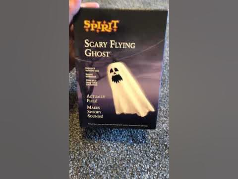 2ft Scary Flying Ghost prop from Spirit Halloween 👻 - YouTube