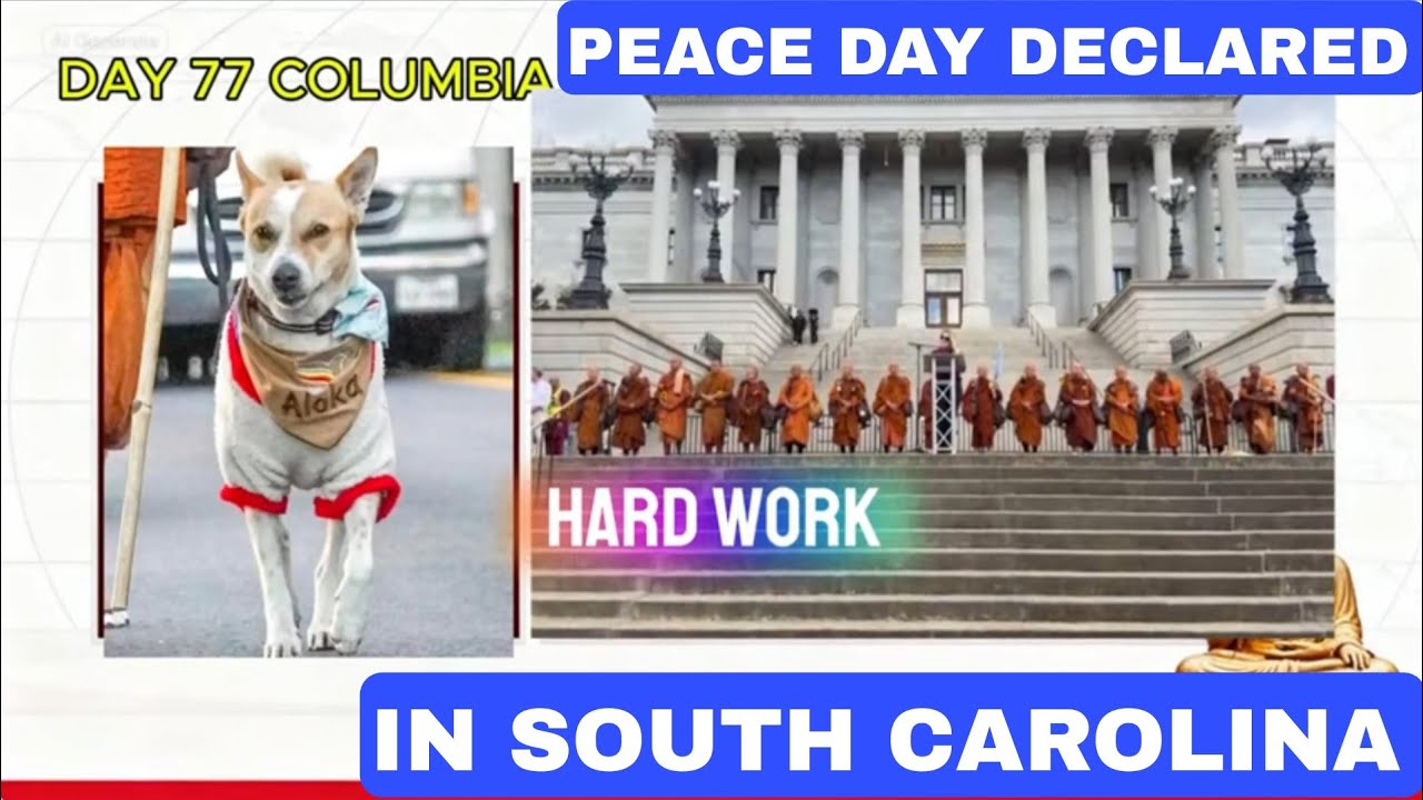 Day 77 Walk for Peace in Columbia | Proclamations, Blessings, and a ...