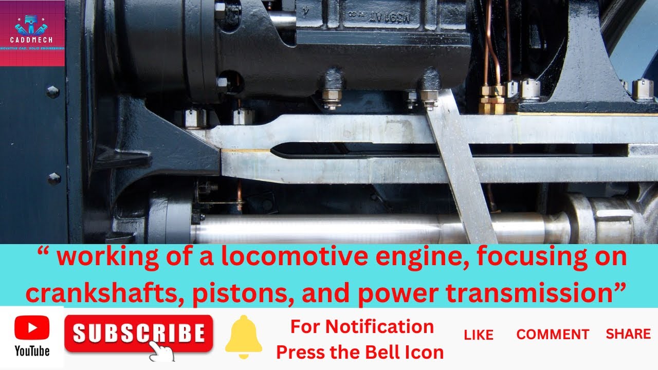 How Locomotive Engines Work Pistons, - YouTube