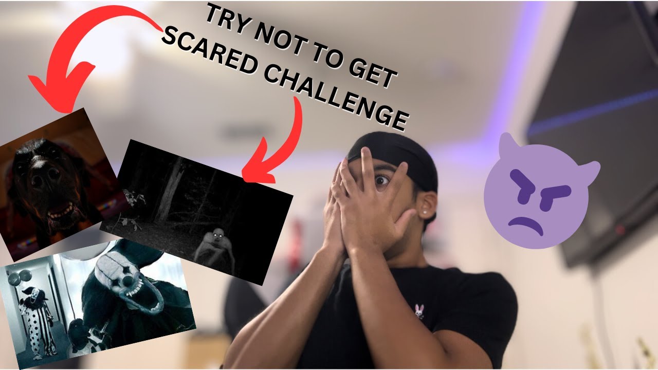 Try not to get scared challenge *REACTION VIDEO* - YouTube