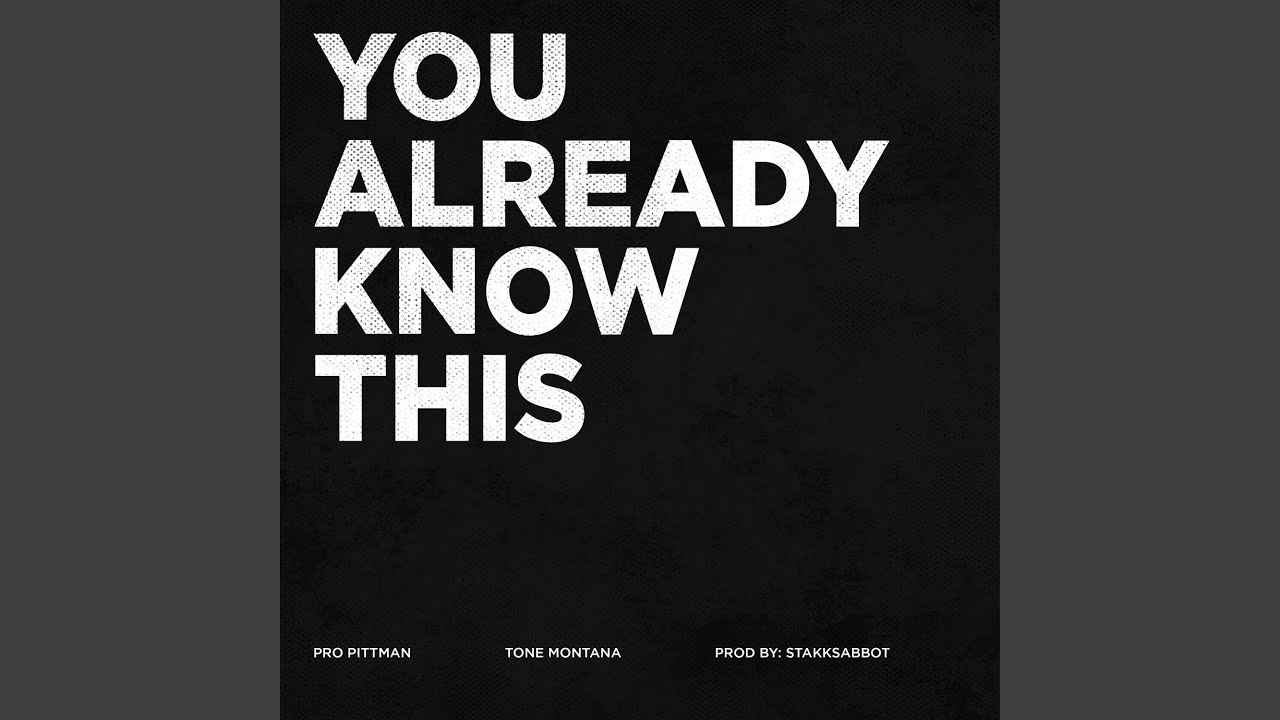 You Already Know This - YouTube