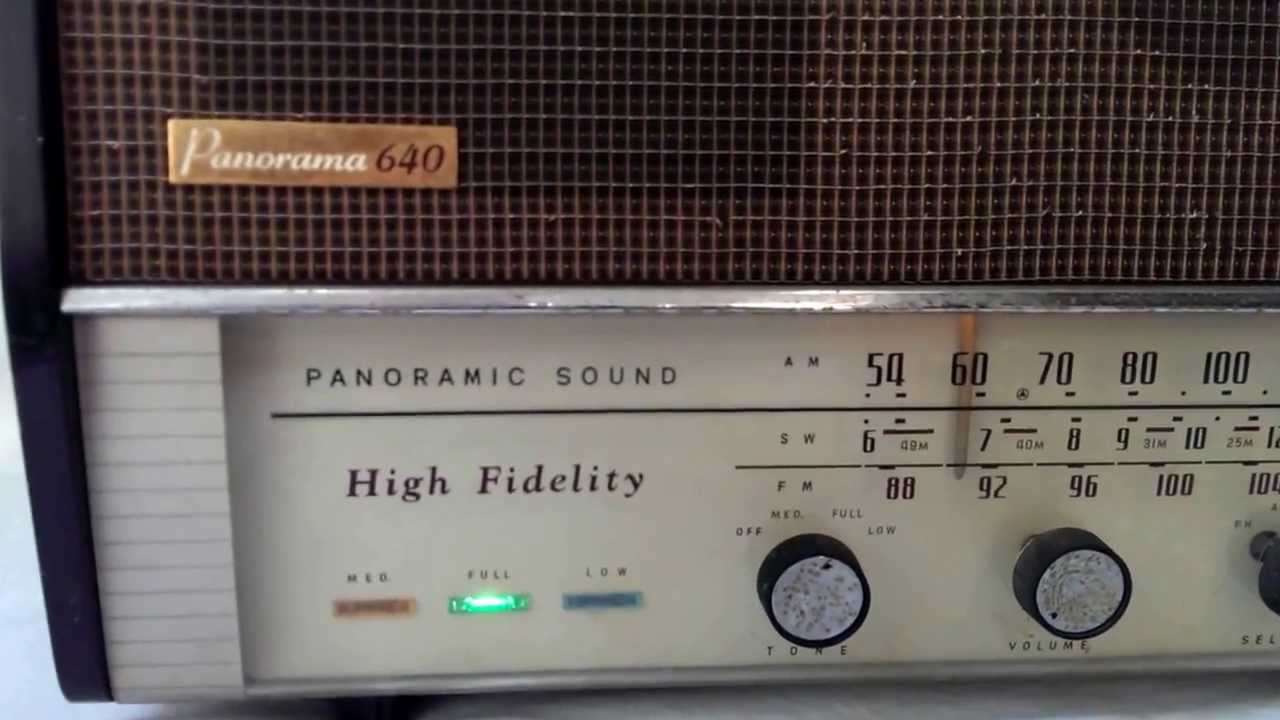 PANORAMA 640 HIGH FIDELITY RADIO - YouTube
