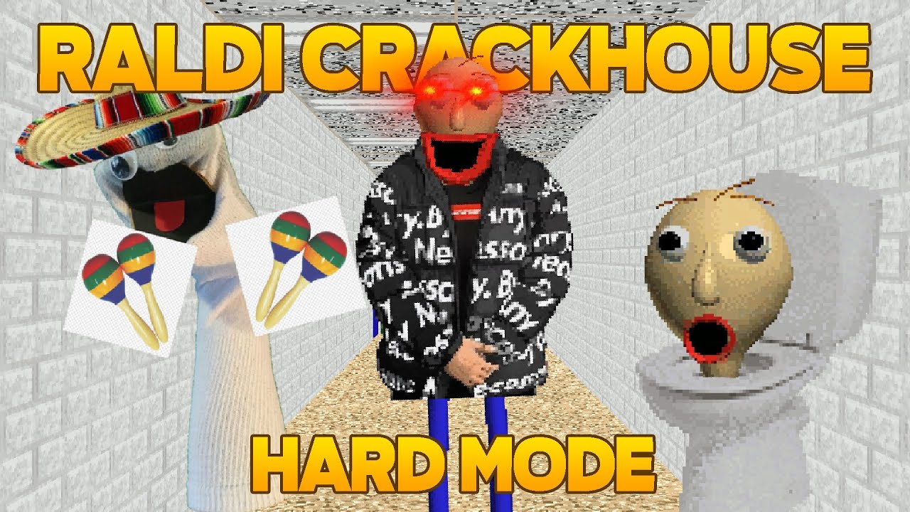 Baldi Drip is Bossfight | Raldi's Crackhouse Part 2 (HARD MODE) [Baldi ...