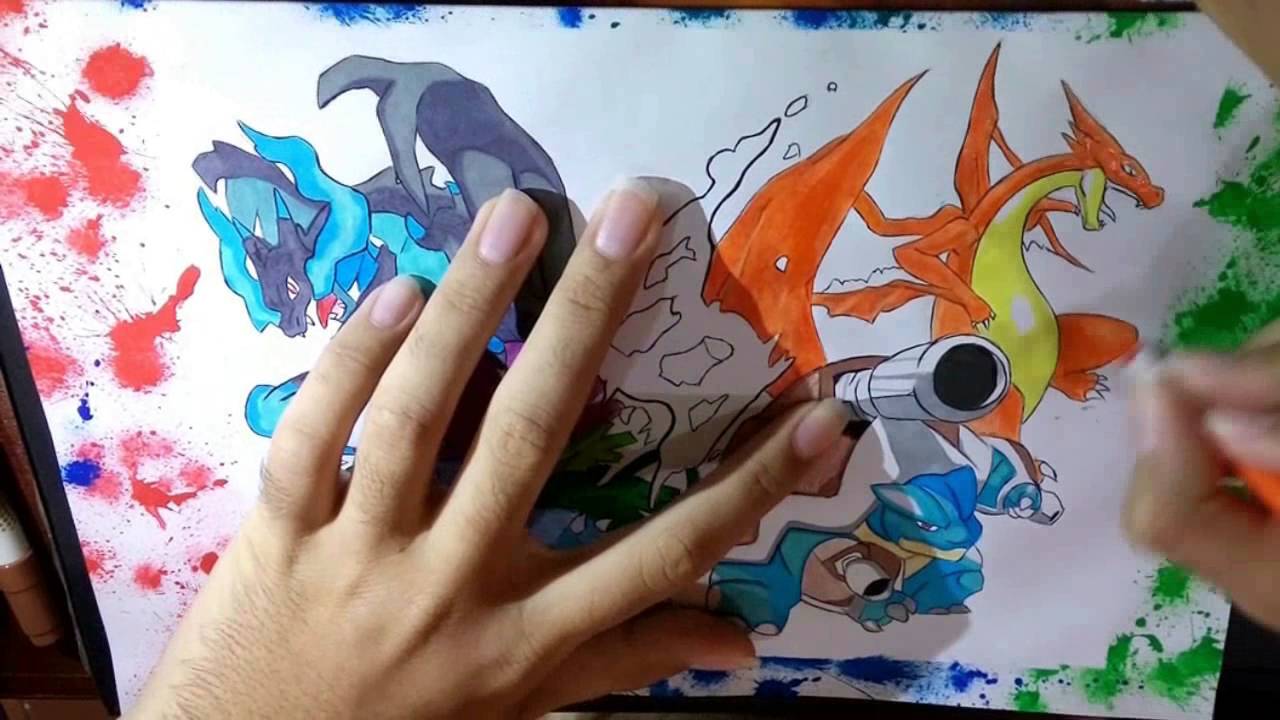 Mega Evolution [Pokémon] | Speed Drawing 05 - YouTube