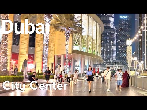 Dubai [4K] Amazing City Center, Downtown Dubai Walking Tour 🇦🇪 