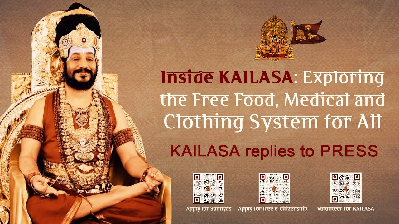 Inside KAILASA: Exploring the Free Food, Medical and Clothing System ...