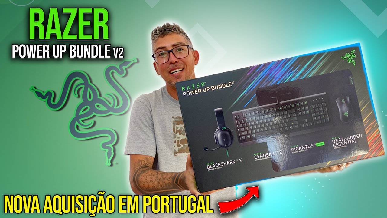 COMPREI UM KIT GAMER DA RAZER EM PORTUGAL MUITO BARATO 😱 - unboxing ...