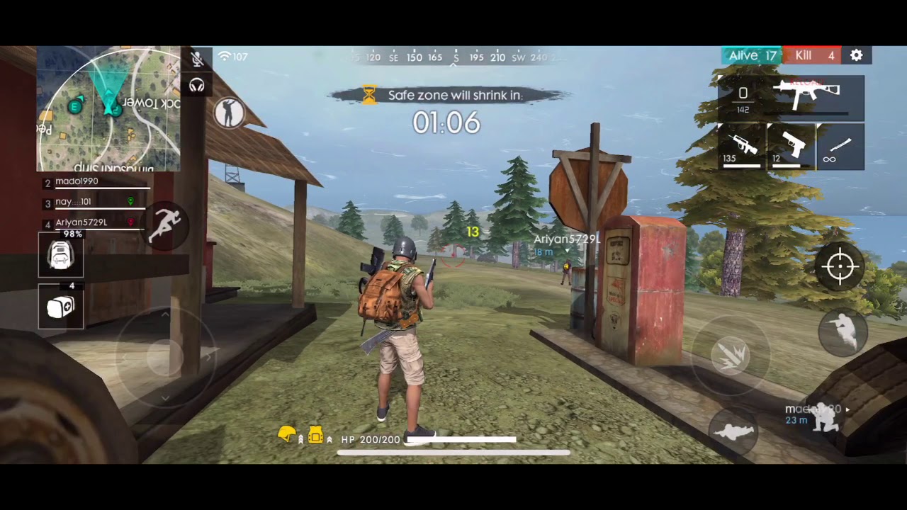 Free Fire Android iOS Walkthrough-Part02-sornbophangameing - YouTube