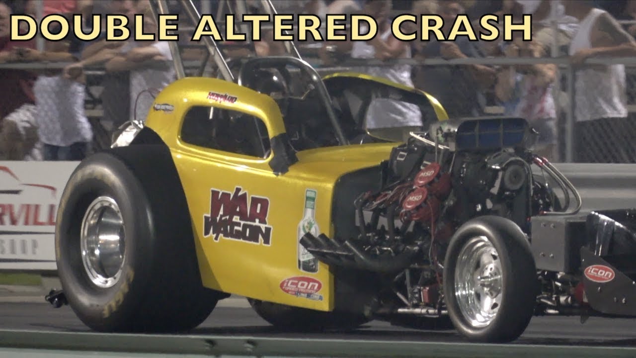 Double Fuel Altered Crash! Night of Fire 2018 - YouTube