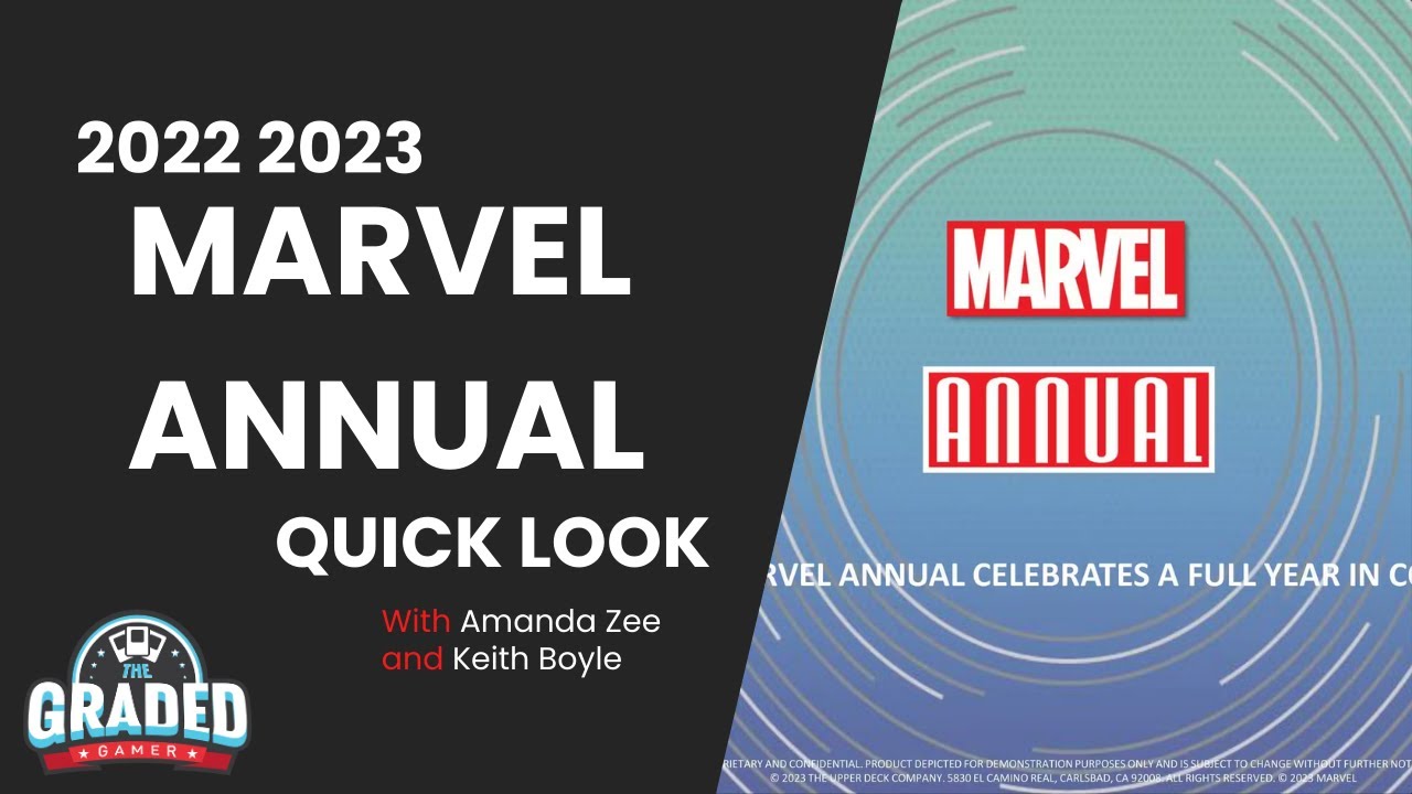 2022 2023 Upper Deck Marvel Annual Review with Keith Boyle - YouTube