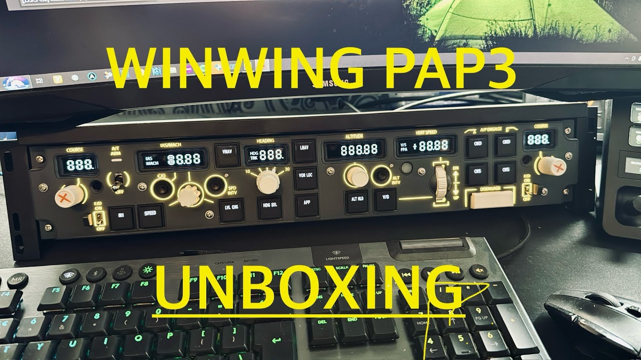 WinWing PAP-3 (Panel of Autopilot) For Boeing (unboxing) - YouTube